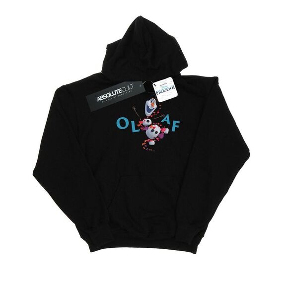 Disney | Sweaters | Disney Mens Frozen 2 Olaf Leaf Jump Hoodie Black ...